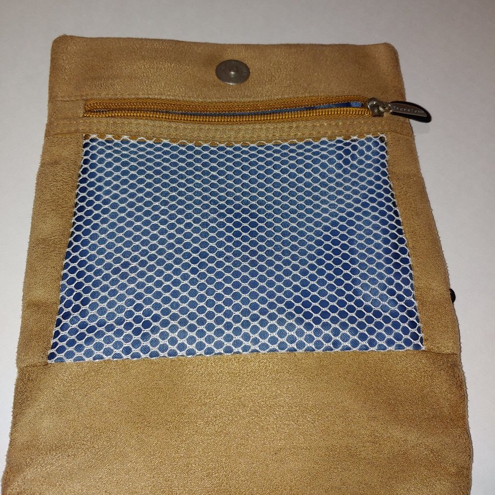 Travelon Crossbody Sling Bag Organizer Anti Theft Fau… - Gem